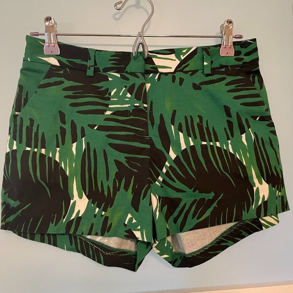 Shorts | Summer Fun Palm Leaf Tailored Shorts | Poshmark